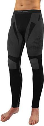 Sesto Senso Homme sous-Vêtement Fonctionnel Pantalon Longues Caleçon Couche de Base L Gris