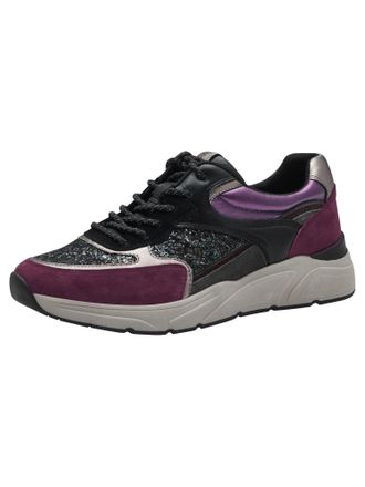 Tamaris Damen Sneaker bequem; Purple Combined, EU 37