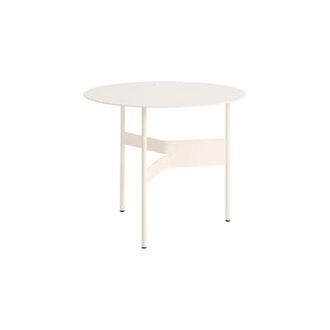 HAY Table basse Shim - Beige - Acier thermolaqué - Designer Jonas Trampedach