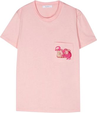 Max Mara Femme, Tops, Rose, Taille: 36 FR T-shirt en coton