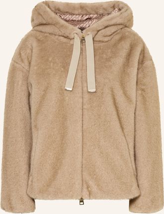 Herno Herno Kunstpelz-Jacke beige