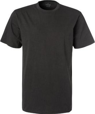 Ragman Herren T-Shirt schwarz Baumwolle