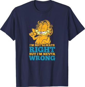 Garfield Never Wrong T-Shirt