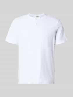 Drykorn T-Shirt mit kurzer Knopfleiste Modell ENIL