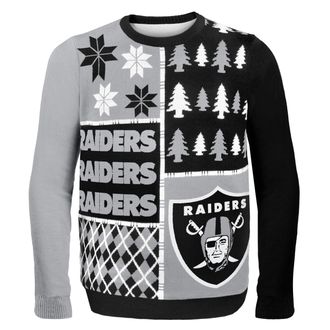 Foco NFL Pullover Busy Block XL Oakland Raiders