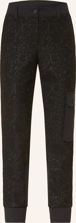 Sportalm Cargohose Hakan Im Materialmix schwarz