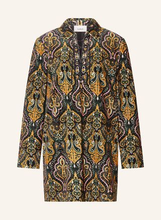 BA&SH Ba&Sh Hemdblusenkleid Suga Aus Samt schwarz