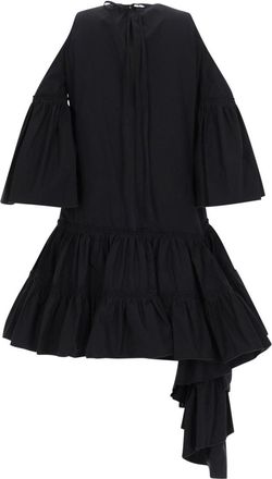 J.W.Anderson Ruffled Cotton Dress - Black