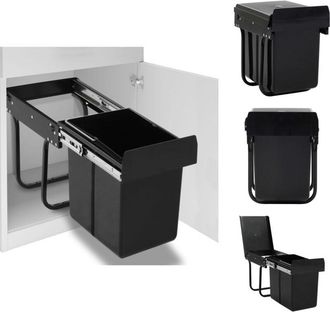 vidaXL M&uuml;lltonnen & Abfalleimer - Living Abfallsammler Soft-Close 20 L