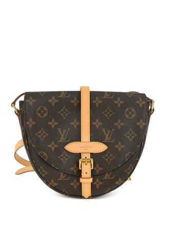Louis Vuitton sac &agrave; bandouli&egrave;re MM Chantilly (2012) - Marron