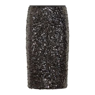 Pinko Pinko, Femme, Jupes, Noir, Taille: 44 FR Pappacieca Pencil Skirt