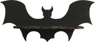 Generic Ästhetisches aus Holz - Spukregal 30 x 13,5 x 2 cm, gruselige Montage | rustikale Themenwand, schwebende Regale für Partydekoration, Aufbewahrungsbefe