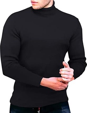 Generic T-shirt dentraînement léger à manches longues pour homme - Séchage rapide - Respirant - Évacuation de lhumidité, Noir, XXL