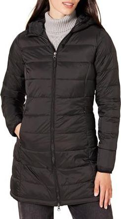 Amazon Essentials Manteau l&eacute;ger imperm&eacute;able repliable pour femme,noir,US S (EU S - M)