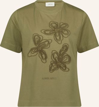Cartoon Cartoon T-Shirt Mit Schmuckperlen gruen