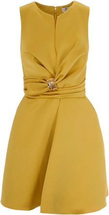 Elisabetta Franchi Femme, Robes, Jaune, Taille: 40 FR Short Robes
