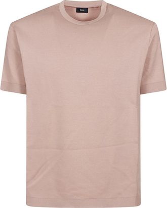 Herno Homme, Tops, Rose, Taille: M MC Jersey T-shirt