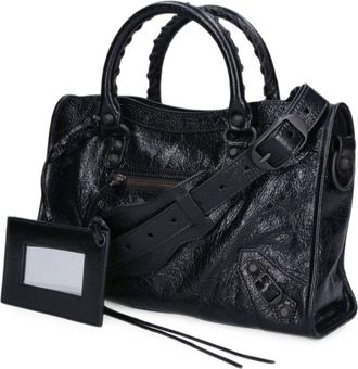 Balenciaga Le City Shoulder Bag - Black