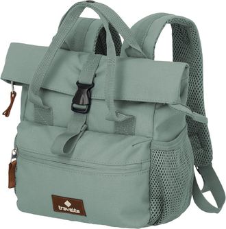 Travelite Rucksack BASICS Mini Rollup Rucksack, 7 L, 20 x 27 x 10 cm, 0,20 kg, viele F&auml;cher - City-, Freizeit- & Tagesrucksack f&uuml;r Damen und Herren, Mint