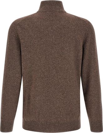 Brunello Cucinelli Mens Brown Cashmere Cardigan Clothing