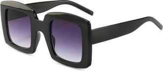 Generic Lunettes de soleil carrées surdimensionnées pour femmes de luxe rouge vert lunettes de soleil féminines lunettes de soleil vintage UV400 2026