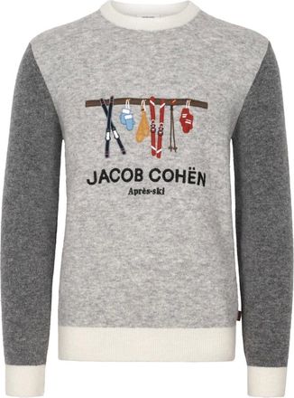 Jacob Cohen Homme, Pulls, Gris, Taille: L Pull ras du cou