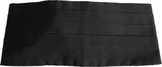 Dolce & Gabbana Homme, Accessoires, Noir, Taille: ONE Size Ceinture large en soie &agrave; nouer &agrave; la taille