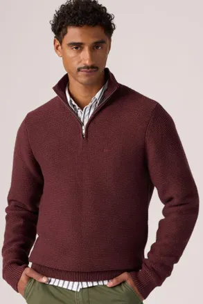 Levi's Housemark Quarter Zip Sweater - Herren - Braun / Braun