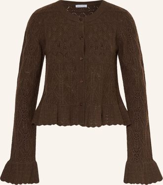 Mrs & Hugs Mrs & Hugs Strickjacke Mit Cashmere braun