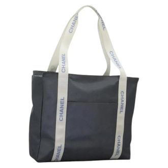 Chanel Pre-owned Vintage Nylon Tote Bag - - Pre-owned - Damen - Grau - ONE SIZE
