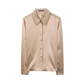 Luisa Cerano Femme, Blouses et Chemises, Beige, Taille: 40 FR 0716 Blouse