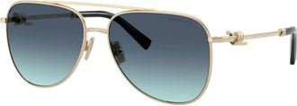 Tiffany & Co. Sonnenbrille - 0TF3116 - Gr. unisize - in Braun - f&uuml;r Damen