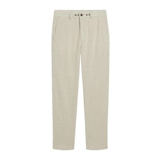 Cinque Leinen Jogginghose mit Tunnelzug - - Trousers - Herren - Beige - 2XL