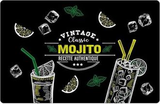 Douceur d'Intérieur Mojito Tischset (28,5 x 44 cm), undurchsichtiges Polypropylen