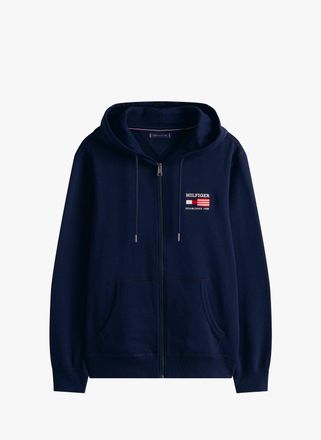Tommy Hilfiger Hoodie zipp&eacute; en coton