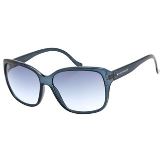 Calvin Klein Sonnenbrille mit marineblauem Rahmen und Verlaufsgl&auml;sern in Kristalloptik