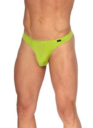 Olaf Benz Herren Ministring gr&uuml;n Mikrofaser unifarben