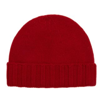 Drumohr Kaschmir-M&uuml;tze - - Accessories - Herren - Rot - ONE SIZE