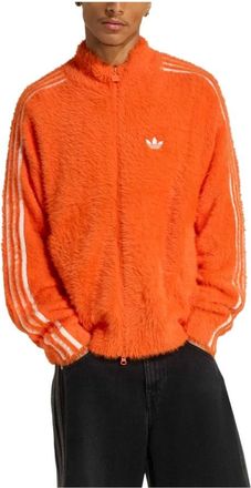 adidas Homme, Vestes, Orange, Taille: S Faux Mohair Classic Track Top