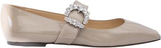 Jimmy Choo London Femme, Chaussures, Beige, Taille: 36 1/2 EU Chery Ballerina