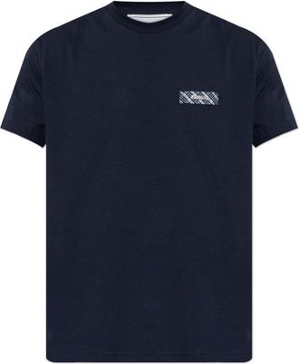 Iceberg Homme, Tops, Bleu, Taille: 2XL T-Shirt Avec Logo Appliqu&eacute;