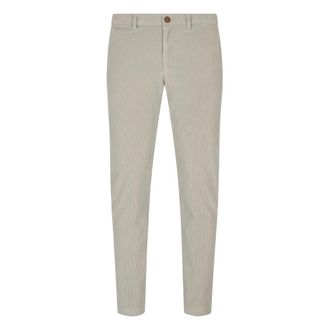 BRIGLIA 1949 Hellgraue Samthose - - Trousers - Herren - Grau - 3XL