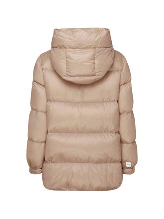 Max Mara Womens Down Jacket Seia Beige Puffer