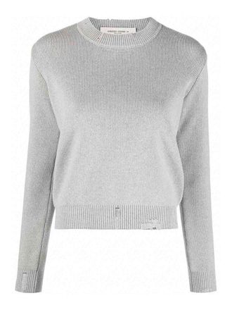 Golden Goose Pull Col Rond - Gris