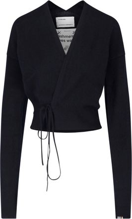 Extreme Cashmere Tie-Front Cardigan Ella