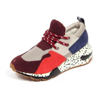 Steve Madden Burgund Multicolor Cliff Damenschuhe - - Shoes - Damen - Mehrfarbig - 37 EU