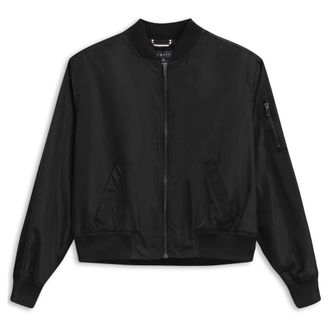 Bugatti Femme, Vestes, Noir, Taille: 40 FR Blouson classique avec petit col