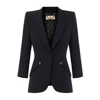 Elisabetta Franchi Einknopf-Sakko - - Jackets - Damen - Schwarzk - S