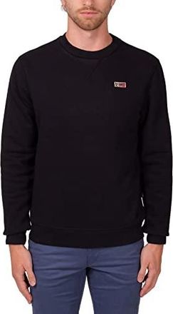 Napapijri Mens Buri sweatshirt with logo badge - Size XL