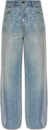Amiri Homme, Jeans, Bleu, Taille: W30 Jeans avec cristaux scintillants